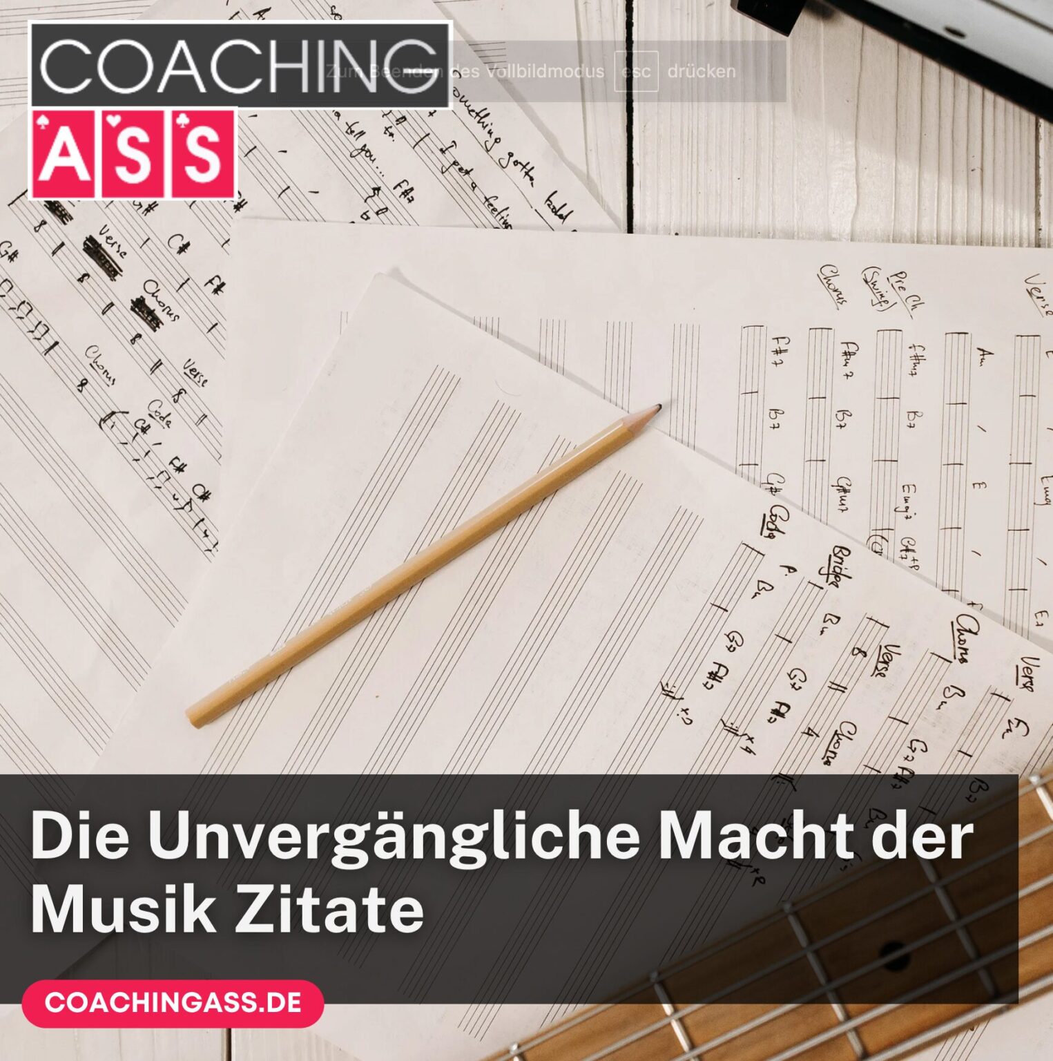 Musik Zitate: inspirierende Sprüche über Musik und Gesang